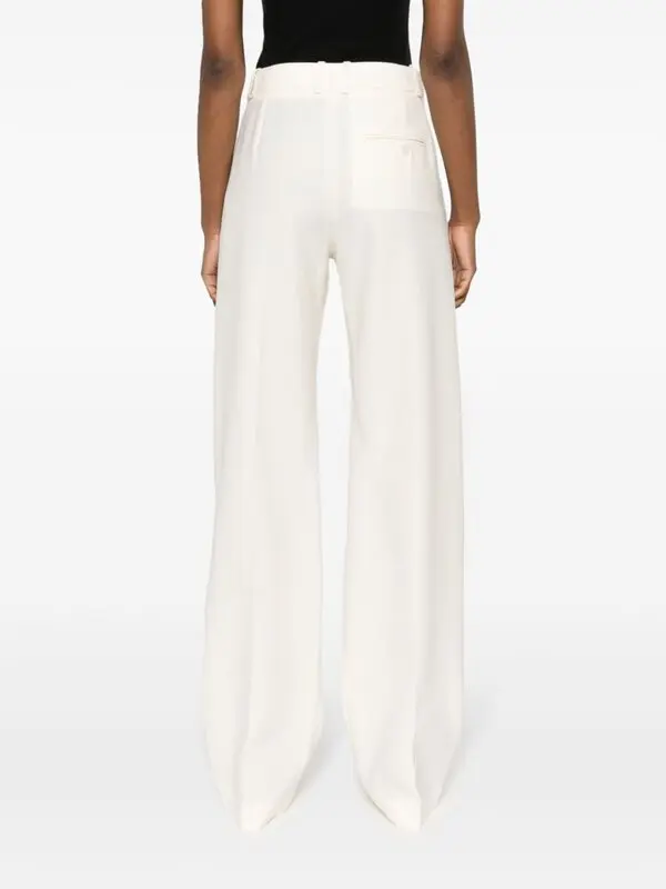 Stella McCartney Straight-leg Wool Trousers - Neutrals