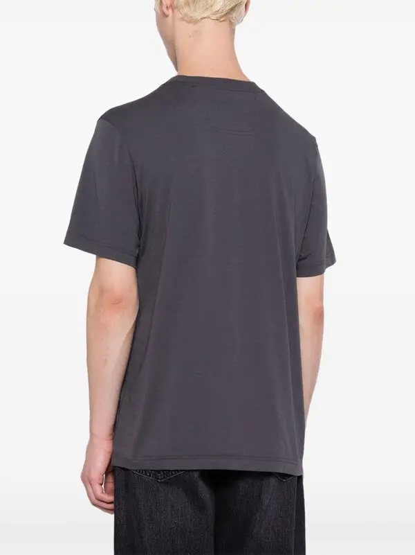 BOSS Logo-print Cotton T-shirt - Grey