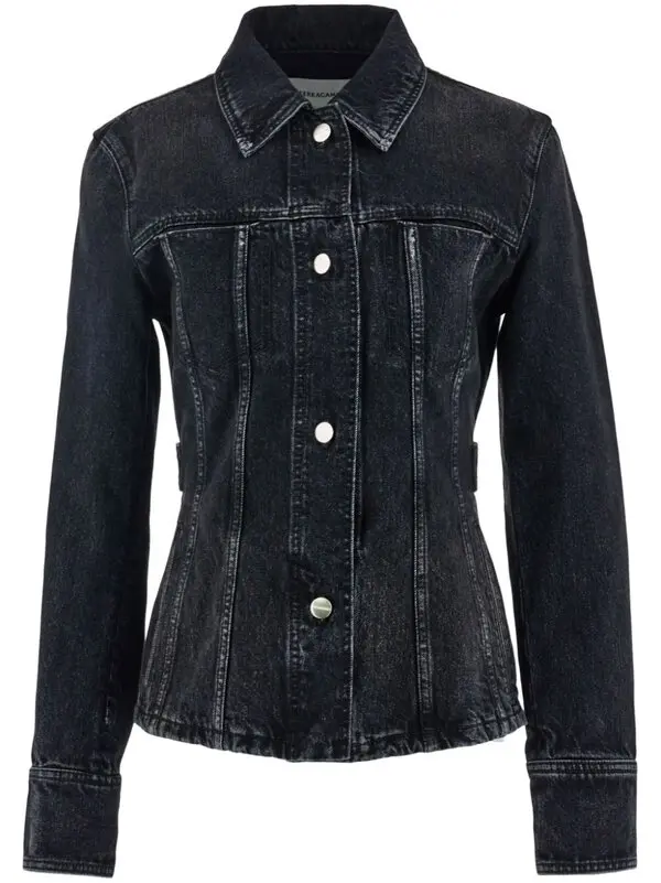 FERRAGAMO Logo-patch Denim Jacket