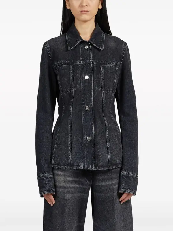FERRAGAMO Logo-patch Denim Jacket