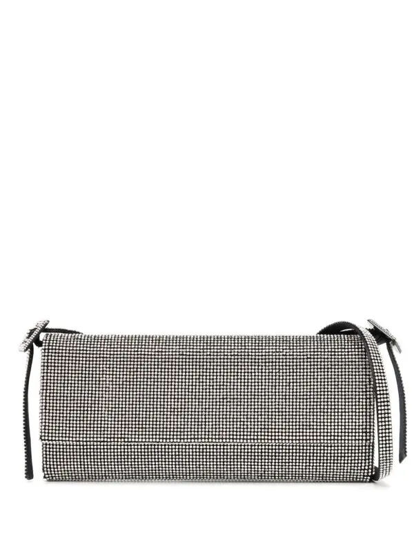 Benedetta Bruzziches Vittissima La Grande Crystal-embellished Crossbody Bag - Silver