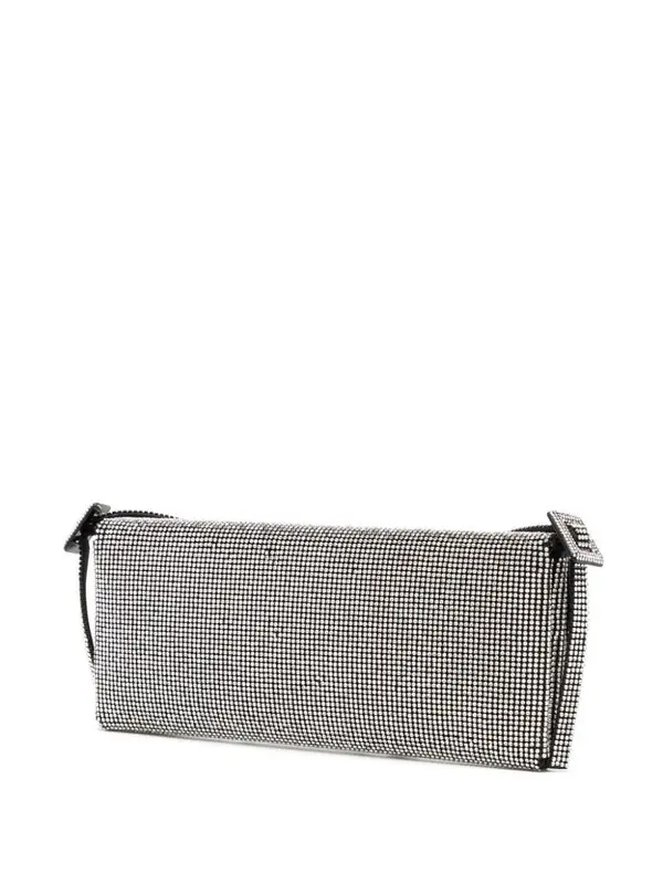 Benedetta Bruzziches Vittissima La Grande Crystal-embellished Crossbody Bag - Silver