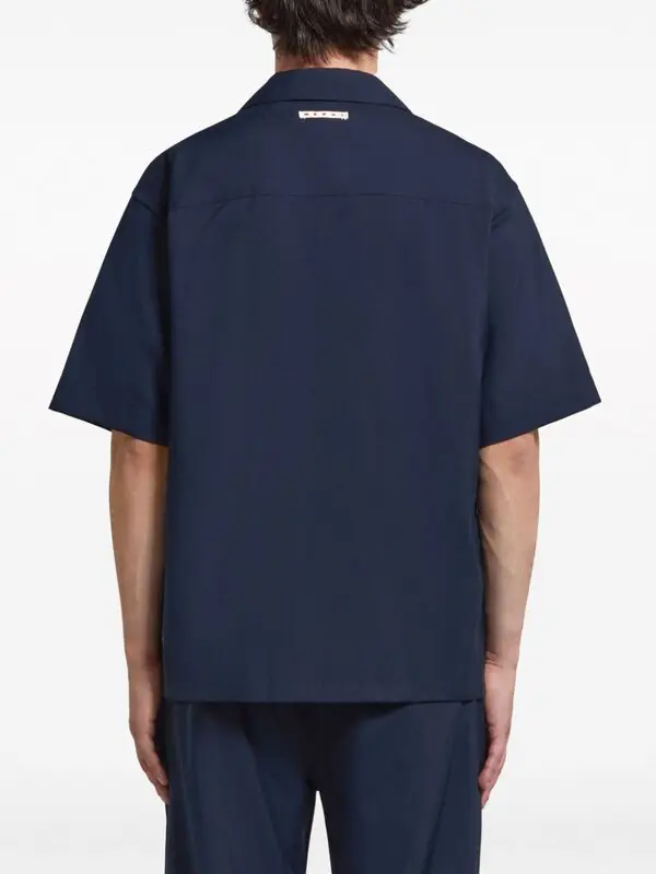Marni Camp-collar Virgin Wool Shirt