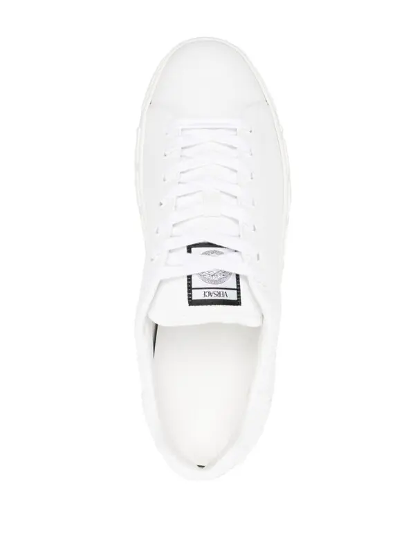 Versace Greca Lace-up Sneakers - White