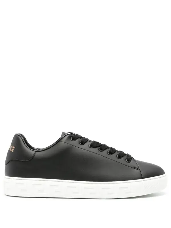 Versace Greca Sneakers Black Editorialist
