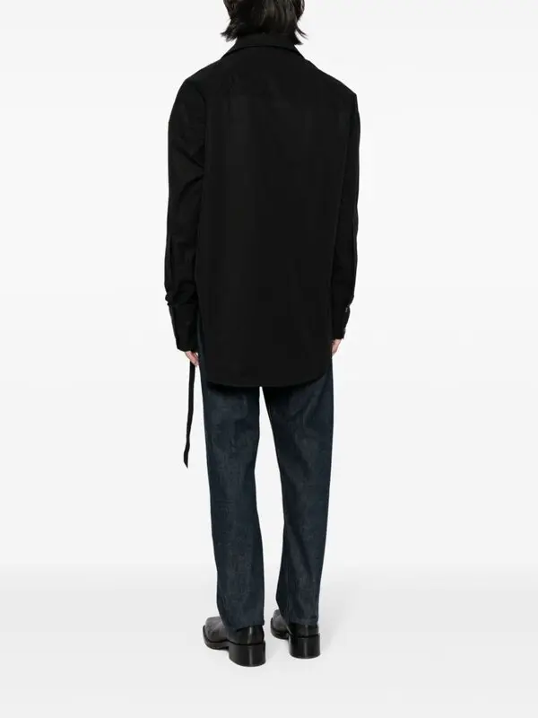 MARINA YEE Asymmetric Cotton-poplin Shirt