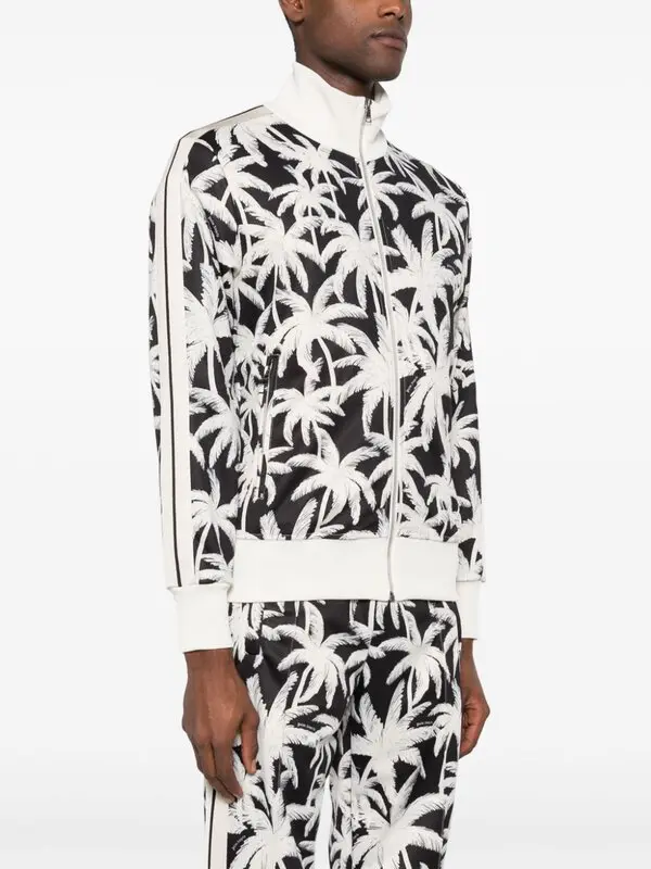 Palm Angels Palms Zip-up Track Jacket - Black