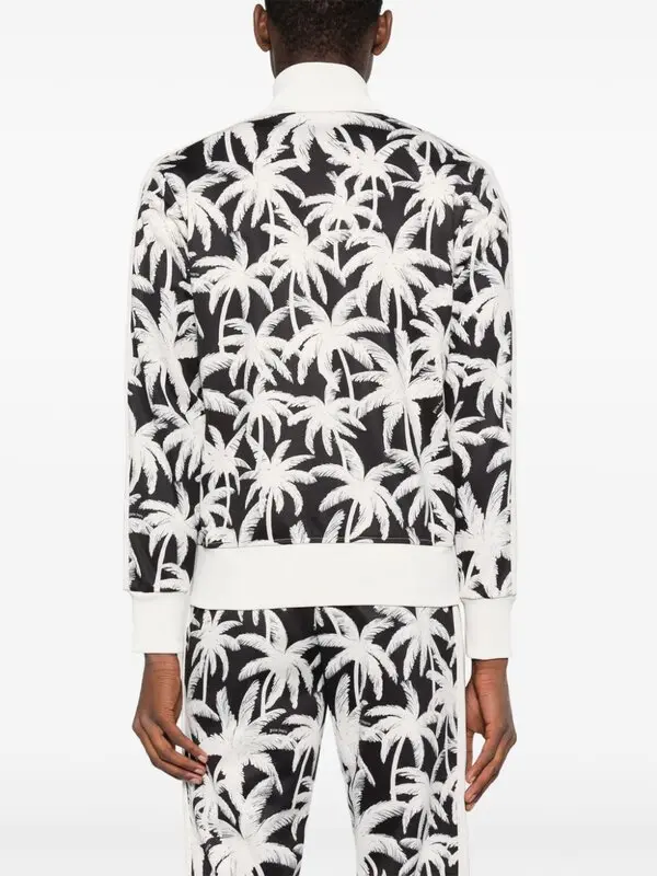 Palm Angels Palms Zip-up Track Jacket - Black