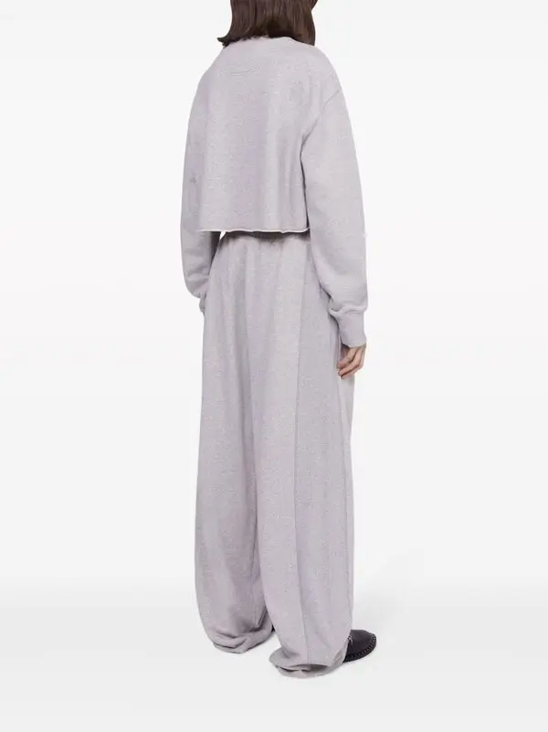 Stella McCartney S-wave Cropped Sweatshirt - Grey