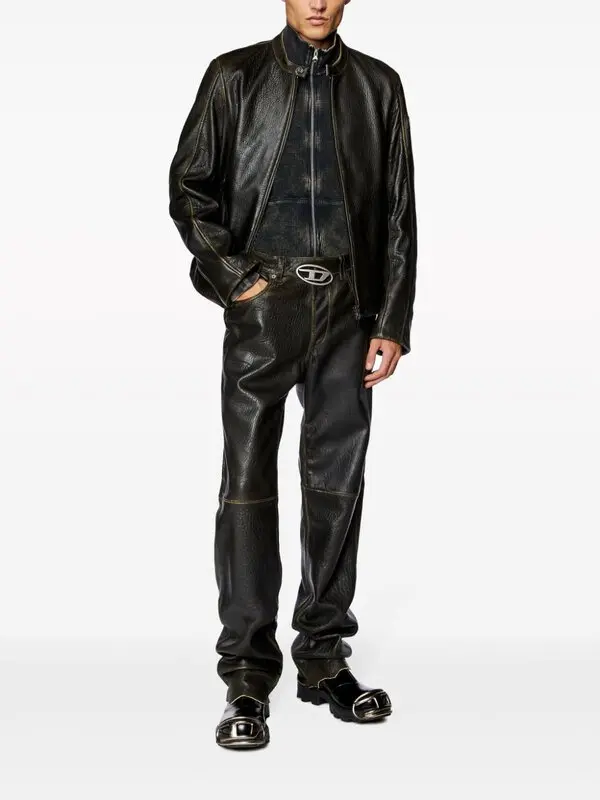 DIESEL® P-kooman Leather Trousers