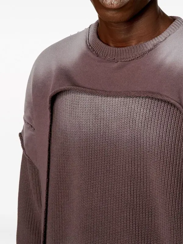 DIESEL® K-osbert Ripped Cotton Sweatshirt