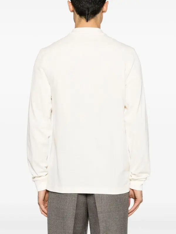 Fred Perry Logo-embroidered Cotton Polo Shirt - Neutrals