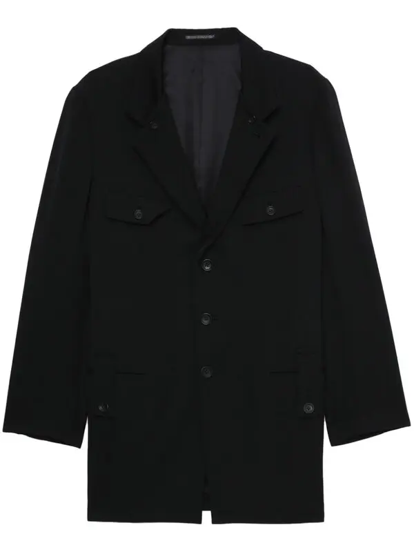 Yohji Yamamoto Wool Single-breasted Blazer