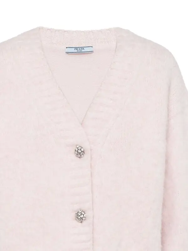 Prada Wool V-neck Cardigan