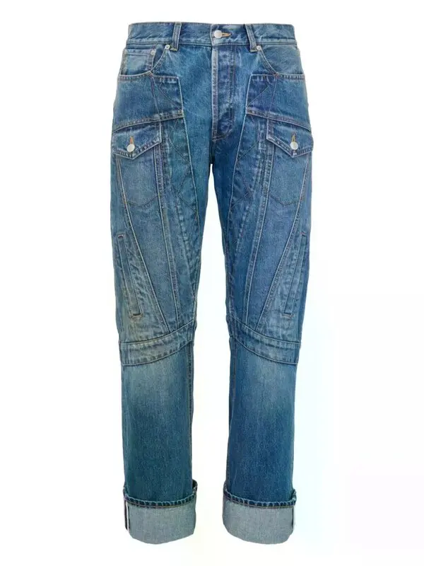 Alexander McQueen Mid-rise Straight-leg Jeans