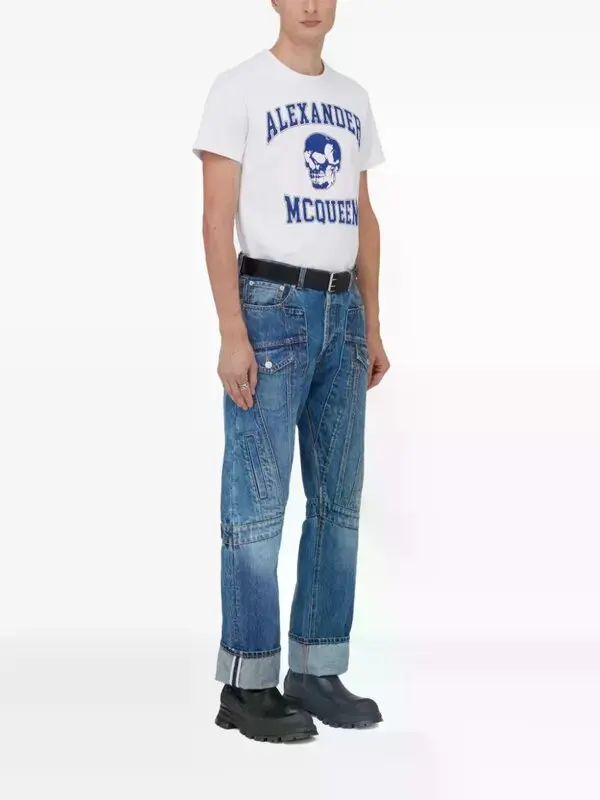 Alexander McQueen Mid-rise Straight-leg Jeans