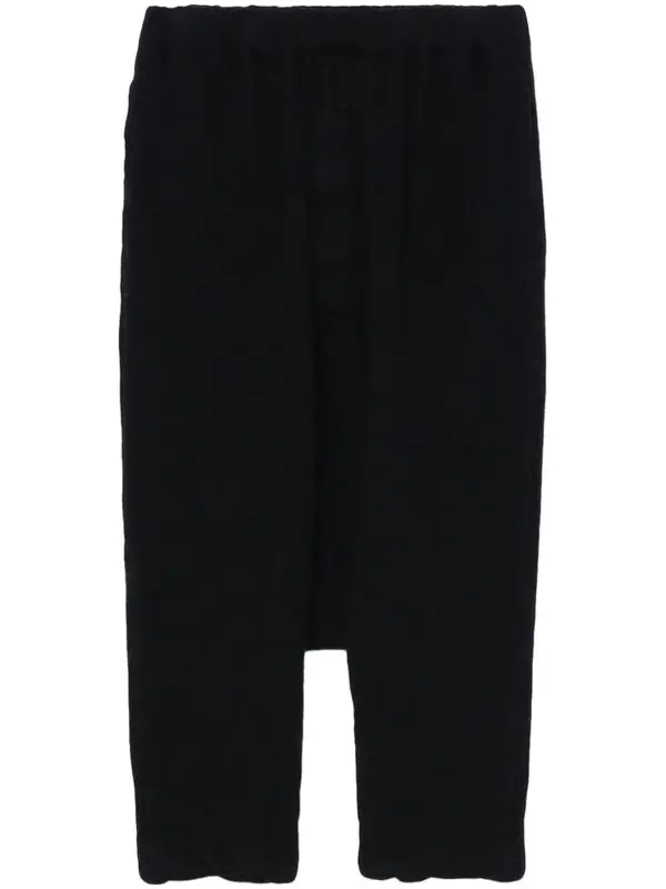 Comme Des Garçons Drop-crotch Cropped Trousers