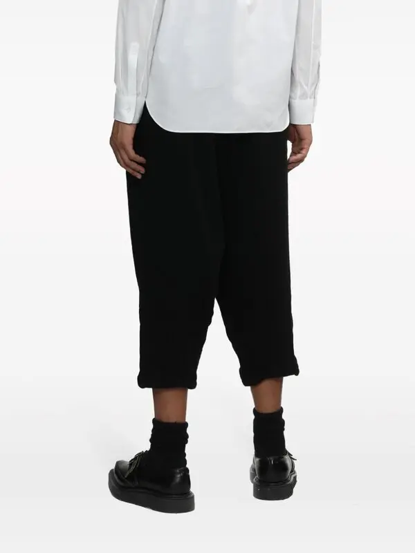 Comme Des Garçons Drop-crotch Cropped Trousers