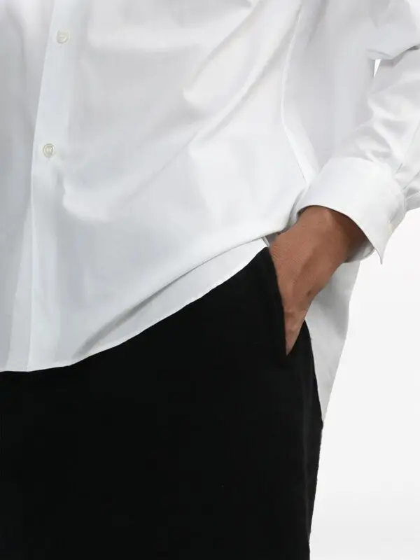 Comme Des Garçons Drop-crotch Cropped Trousers