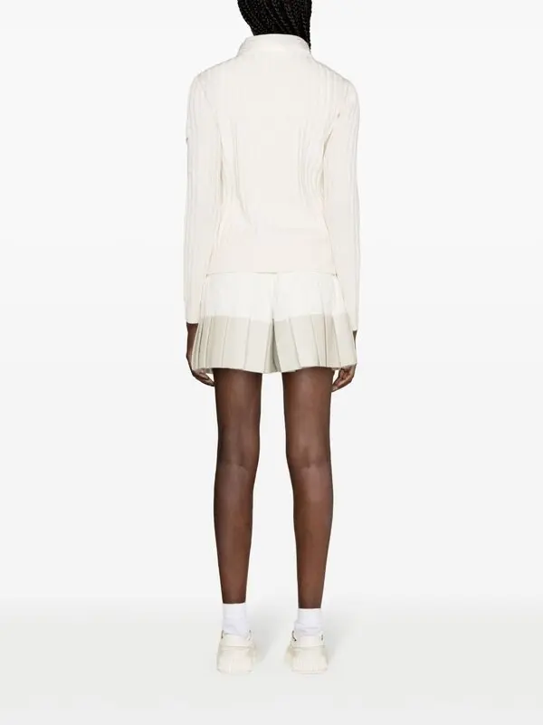 Moncler Padded Zip-up Cardigan - White