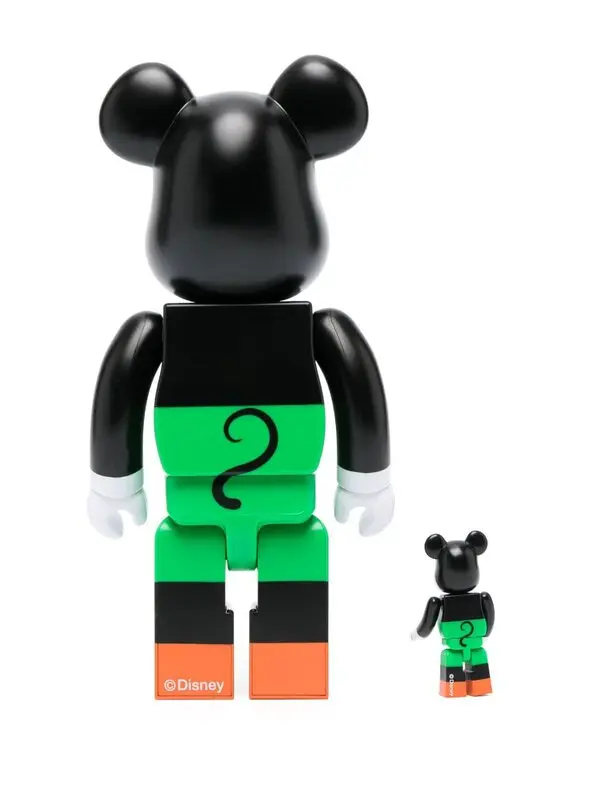 MEDICOM TOY X Mickey Mouse Be@rbrick 100% And 400% Figure Set - Black