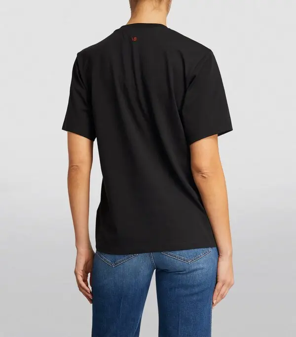 Victoria Beckham Organic Cotton Slogan T-shirt