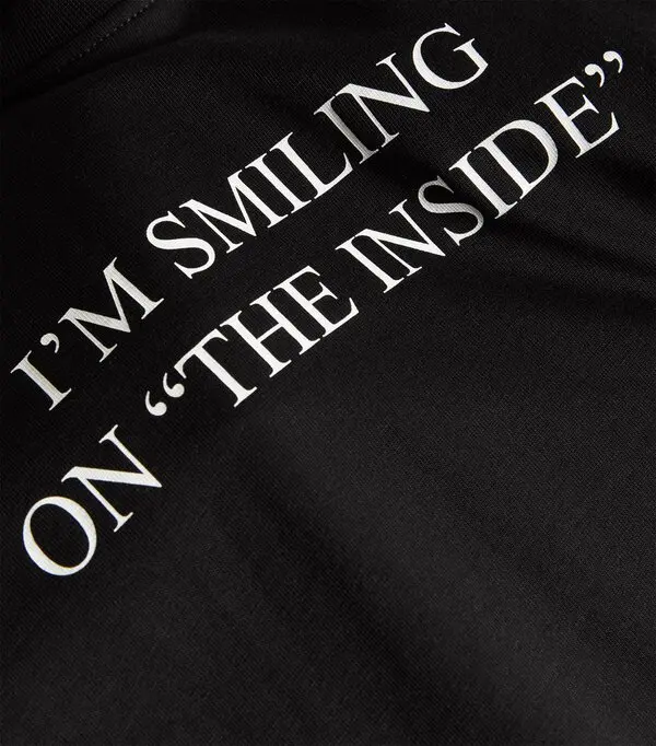 Victoria Beckham Organic Cotton Slogan T-shirt