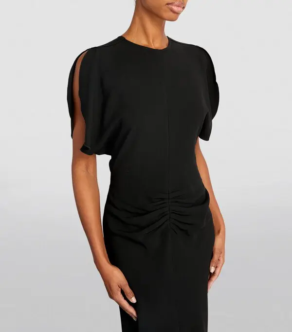 Victoria Beckham Gathered Midi Dress