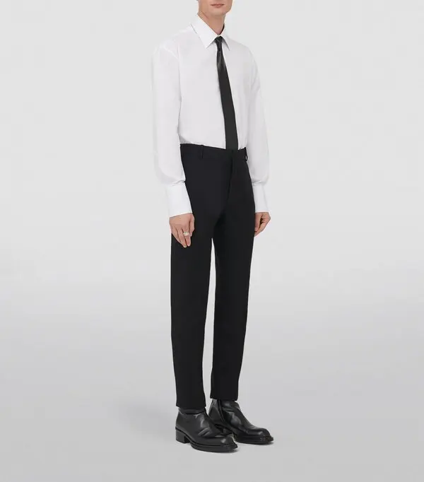 Alexander McQueen Wool Cigarette Trousers