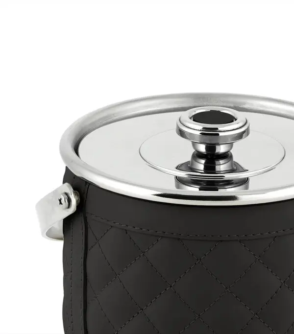 RIVIERE Leather Menfi Ice Bucket