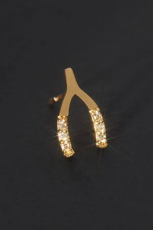 SET & STONES Florence Stud Earrings - Gold