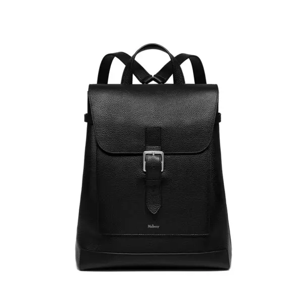 Mulberry Chiltern Backpack - Black Small Classic Grain