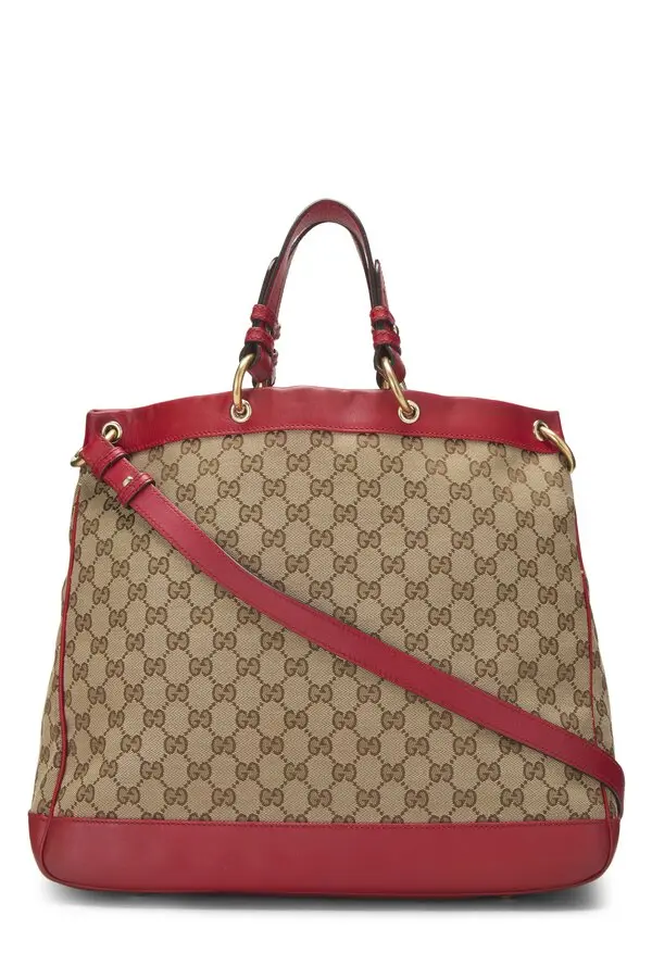 Gucci Original Gg Valentine Tote - Beige