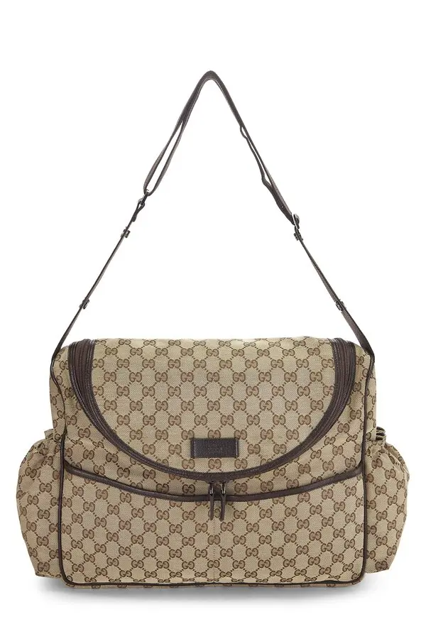 Gucci Original Gg Canvas Diaper Bag - Brown