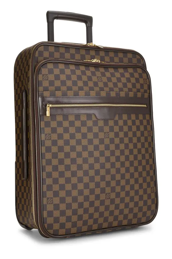 LOUIS VUITTON Damier Ebene Pegase 55 Trolley