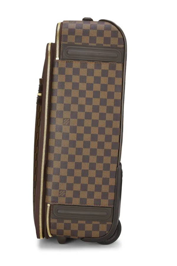 LOUIS VUITTON Damier Ebene Pegase 55 Trolley