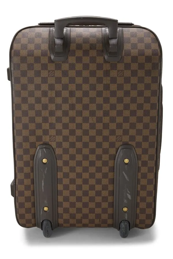 LOUIS VUITTON Damier Ebene Pegase 55 Suitcase