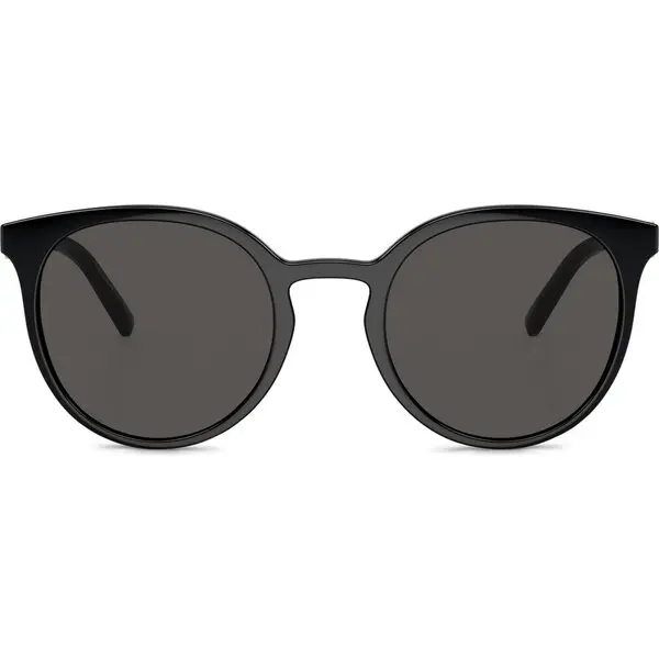 Dolce & Gabbana 52mm Phantos Sunglasses - Black