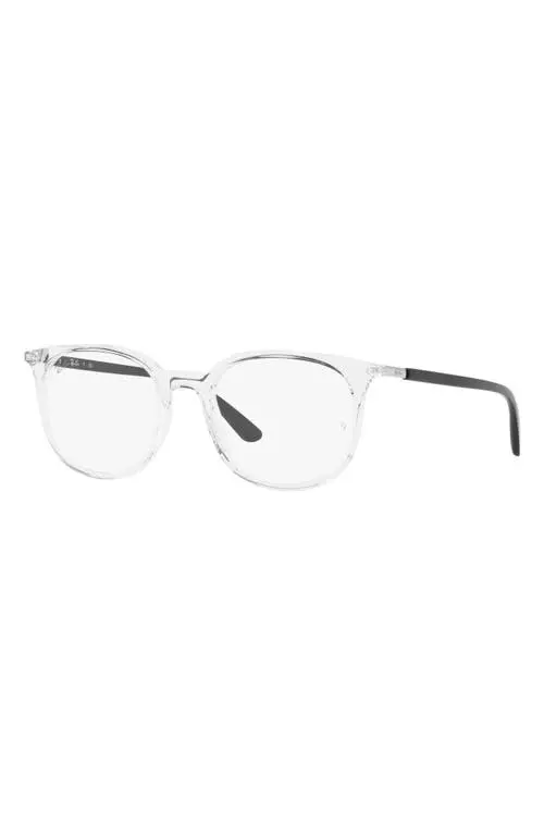 Ray-ban Square Frame Optical Glasses - Transparent