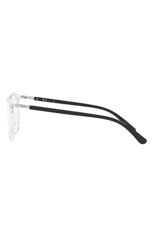 Ray-ban Square Frame Optical Glasses - Transparent