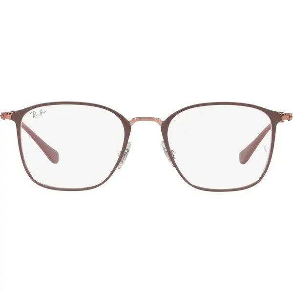 Ray-ban 51mm Square Eyeglasses - Copper