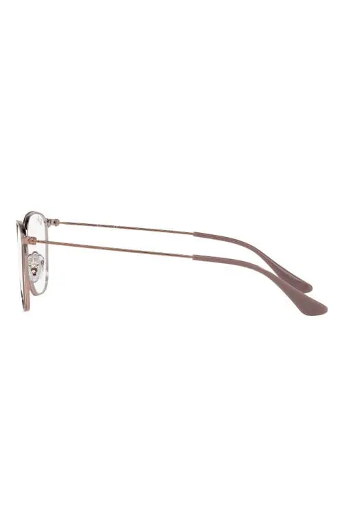 Ray-ban 51mm Square Eyeglasses - Copper