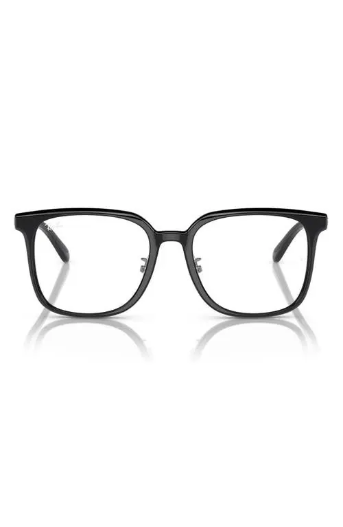 Ray-ban 54mm Square Frame Optical Glasses - Black