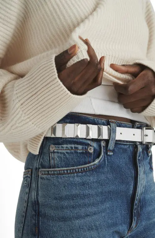 Rag & Bone Baby Boyfriend Stud Leather Belt