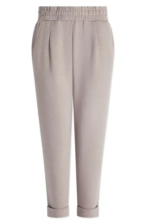Varley Rolled Cuff Knit Pants - Taupe Marl