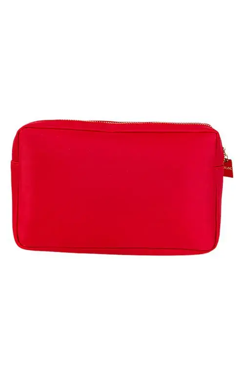 BLOC BAGS Medium Heart Cosmetic Bag - Red