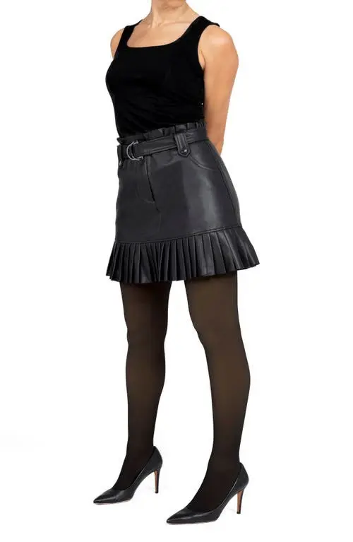 Hue Faux Sheer Fleece Lined Tights