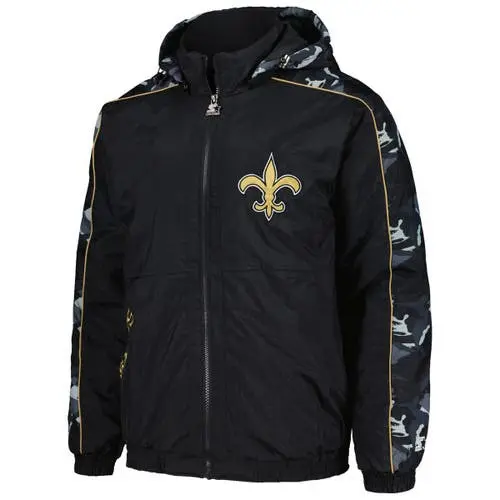 STARTER New Orleans Saints Thursday Night Gridiron Full-zip Hoodie
