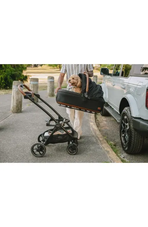 TAVO PETS Maeve™ Medium Rigid 3-in-1 Pet Car Seat & Stroller - Sable