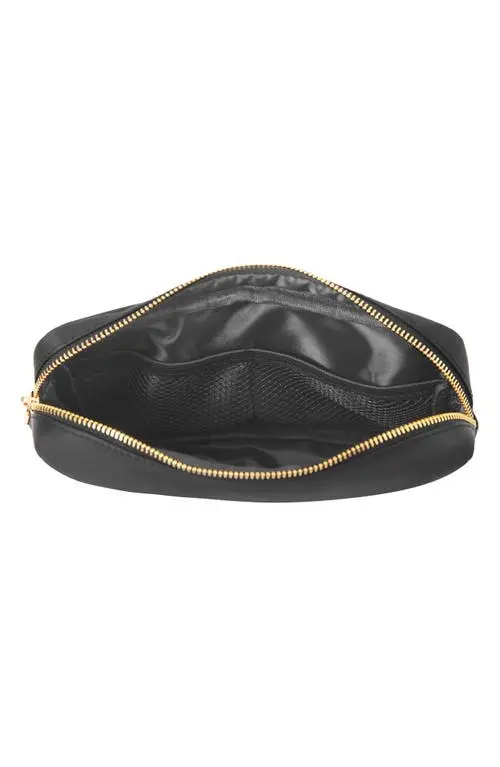 BLOC BAGS Medium Lipstick Cosmetic Bag - Black